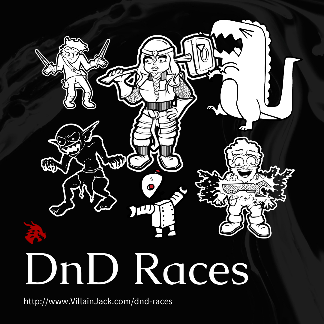 What Races Are In Dungeons and Dragons Fifth Edition? - VillainJack